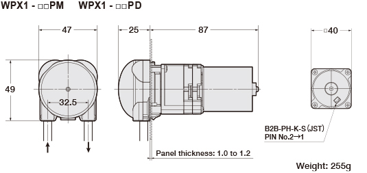 DC Brushless motor Selection WPX1|WELCO